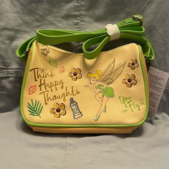 Disney | Bags | New Walt Disney Tinkerbell Think Happy Thoughts Pixie ...